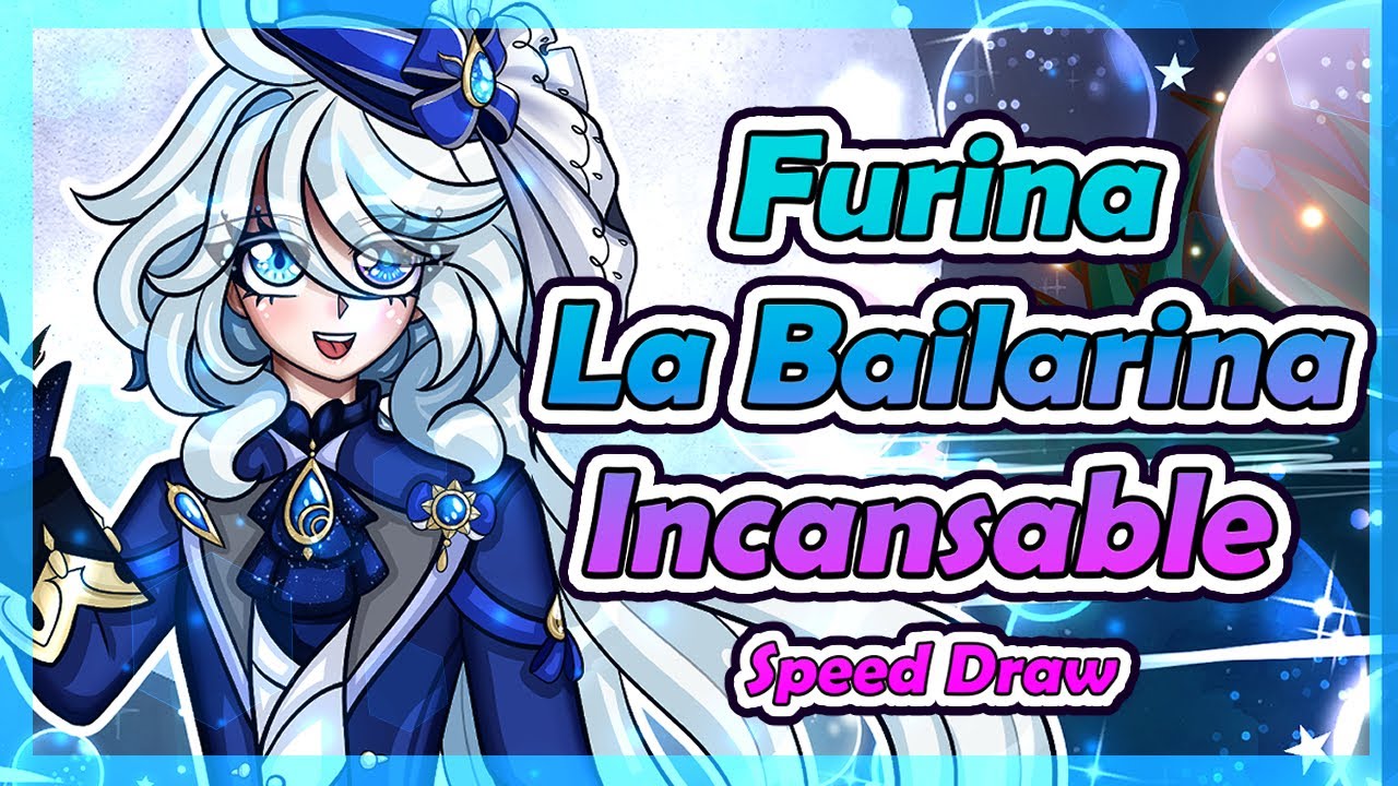 Furina Genshin Impact Fanart【SPEED DRAW】 - YouTube