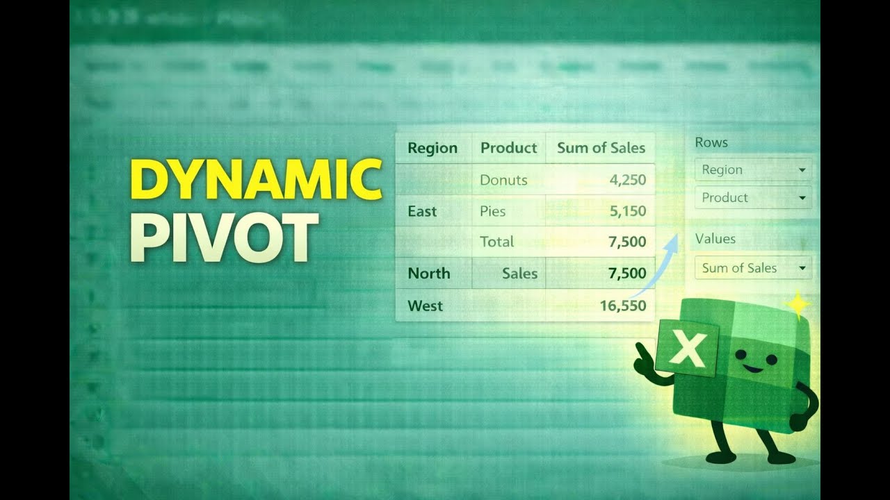 How to Create Dynamic Pivot Tables in Excel – Step-by-Step Tutorial ...