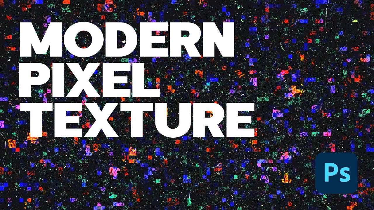 Creating Stunning Modern Pixel Texture in Adobe Photoshop - YouTube