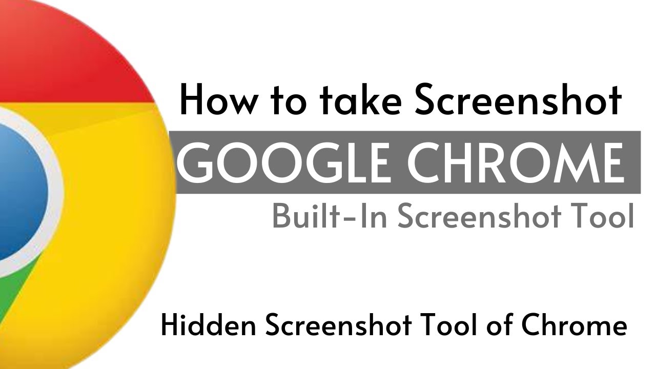 How to Take Screenshot in Google Chrome - YouTube