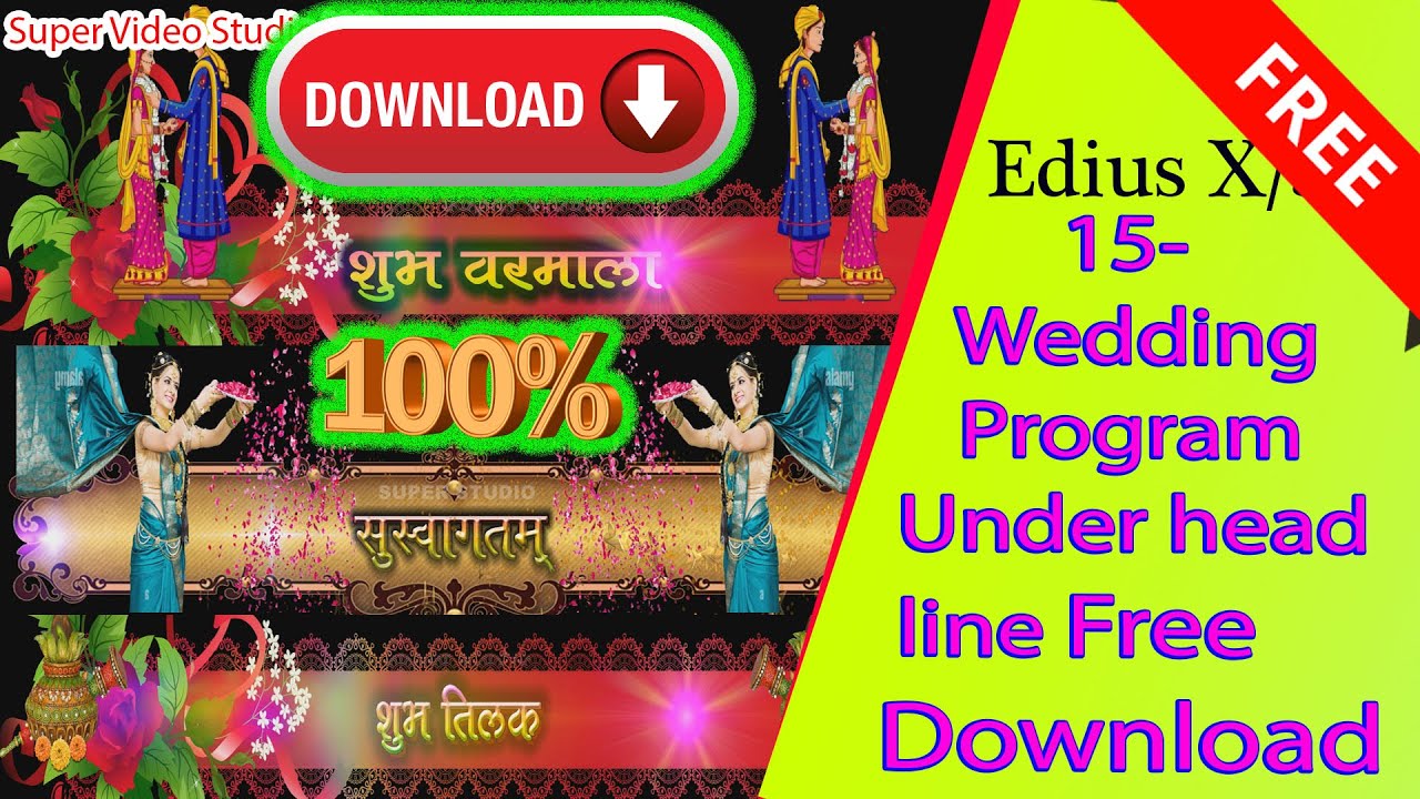 wedding all program name under head line free download || wedding vidhi ...