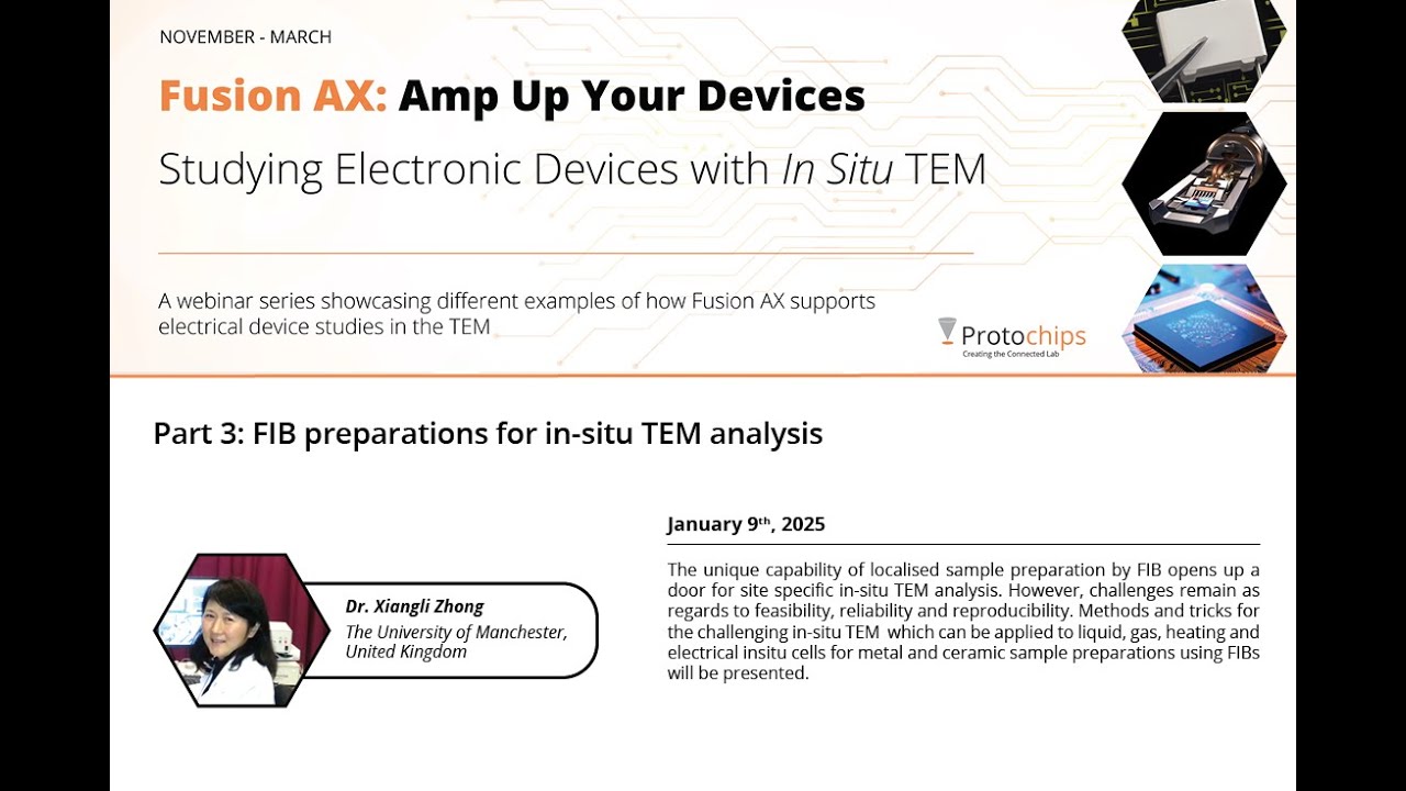 Part 3: Fusion AX - Amp Up Your Devices, FIB Preparations for In Situ ...