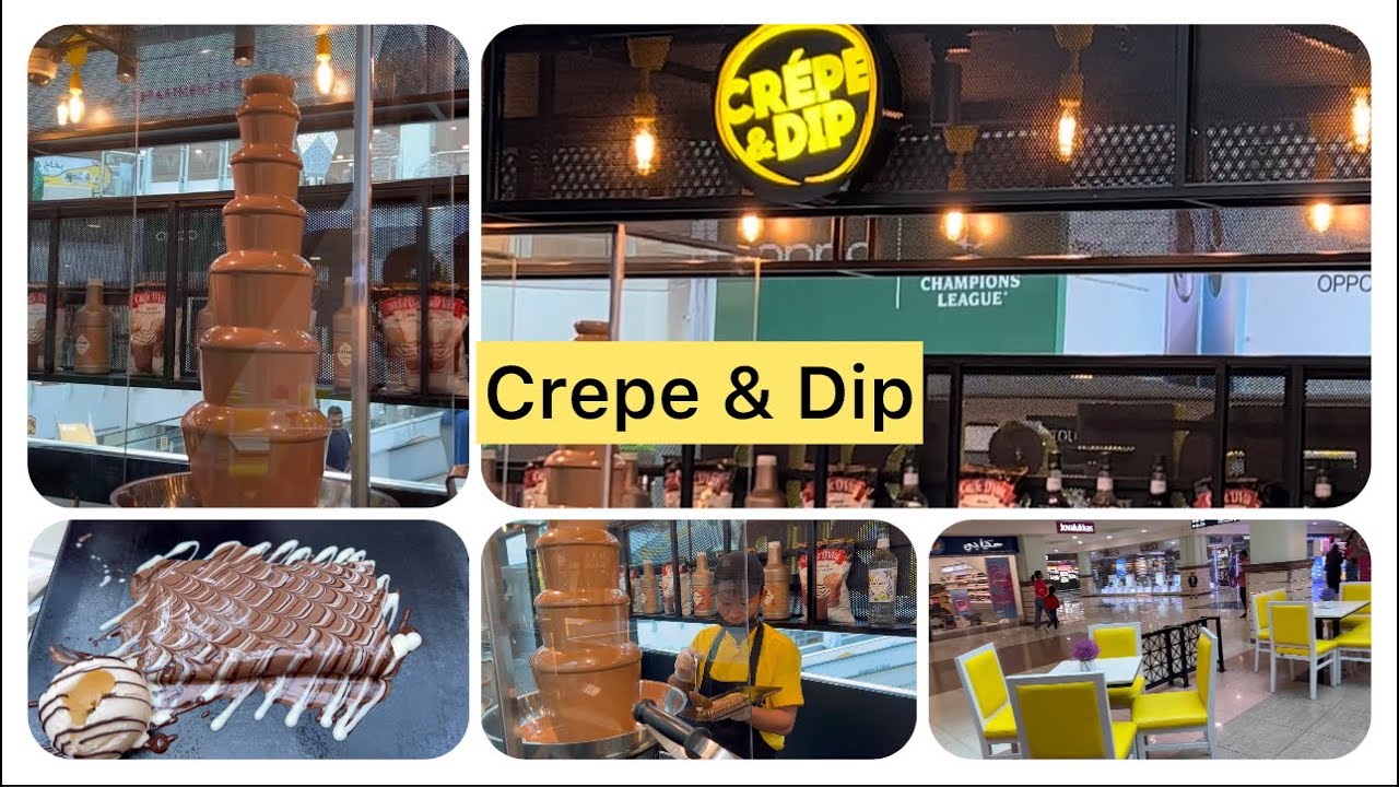Crepe & Dip | Riyadh Avenue Mall | Murabba | Riyadh | #crepe&dip - YouTube