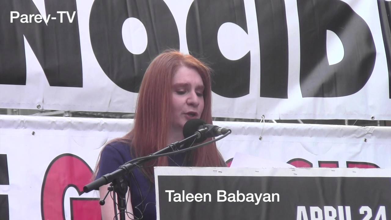 Taleen Babayan Armenian Genocide 2016 - YouTube
