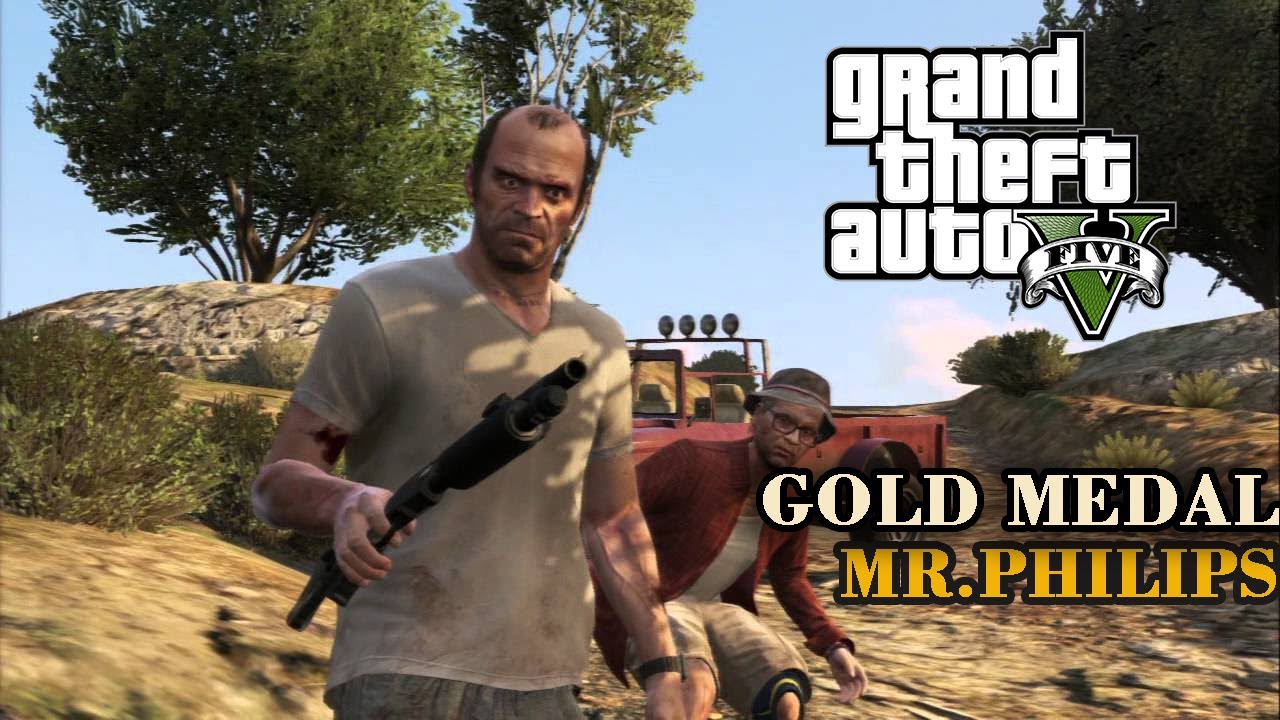 GTA 5 - Mission #17 - Mr.Philips [ Gold Medal Walkthrough] Game Play ...