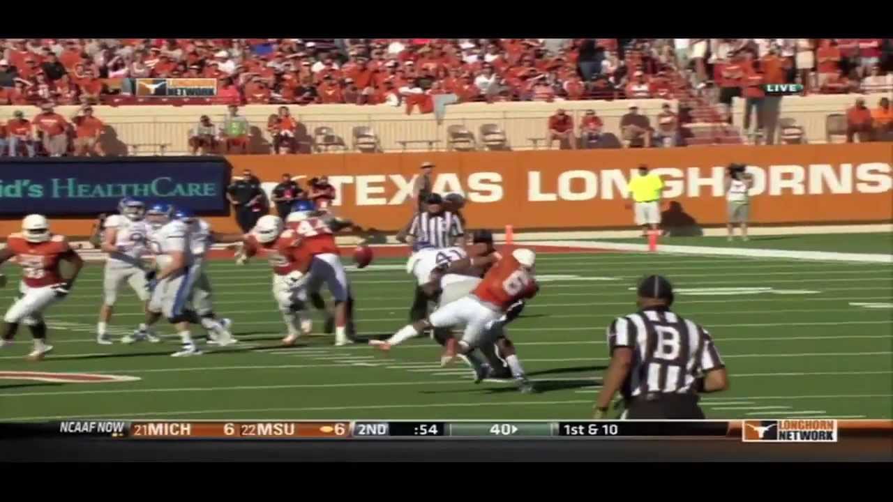 Texas Longhorns Highlights vs Kansas 2013 - YouTube