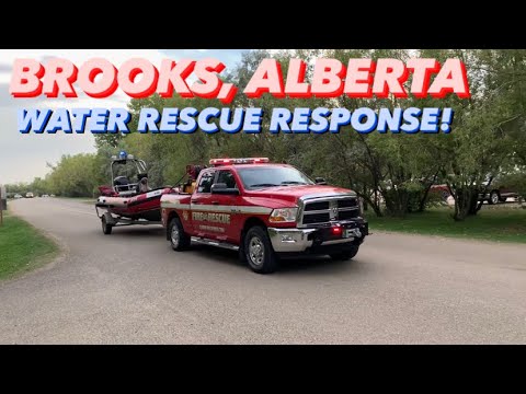 BFR | Brooks Fire Rescue Water Rescue Response! - YouTube