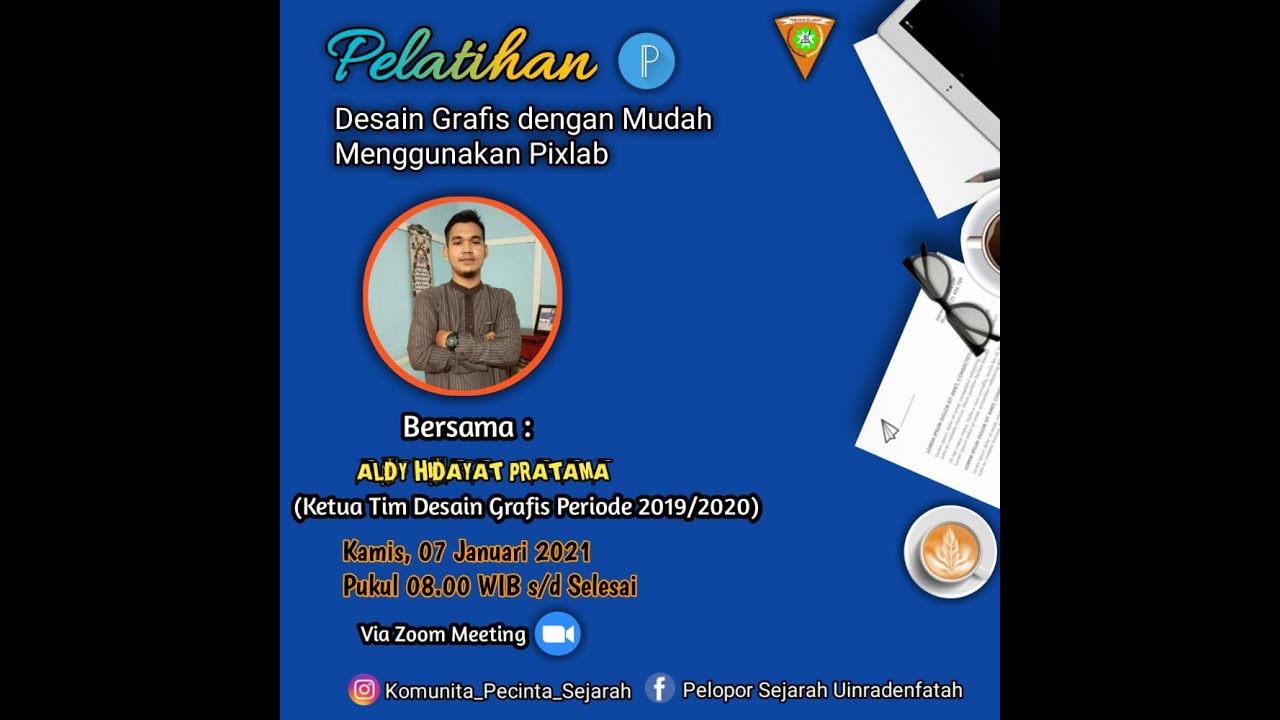 Webinar : Pelatihan Desain Grafis menggunakan Aplikasi Pixel Lab - YouTube