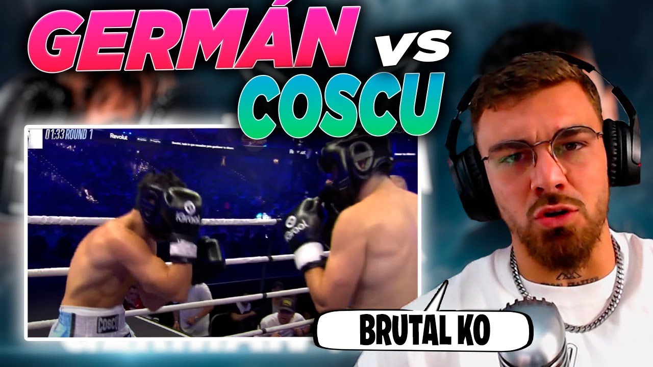 💥 ¡COSCU VS GERMAN GARMENDIA! 💥 🥊 ¡Reaccion de un Boxeador Profesional ...