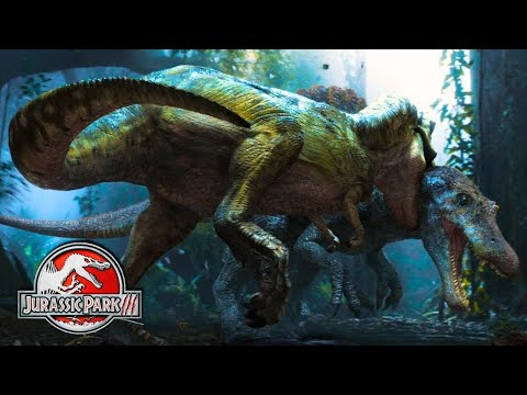 T-rex VS Spinosaurus DELETED SCENES | Jurassic Park 3 - YouTube