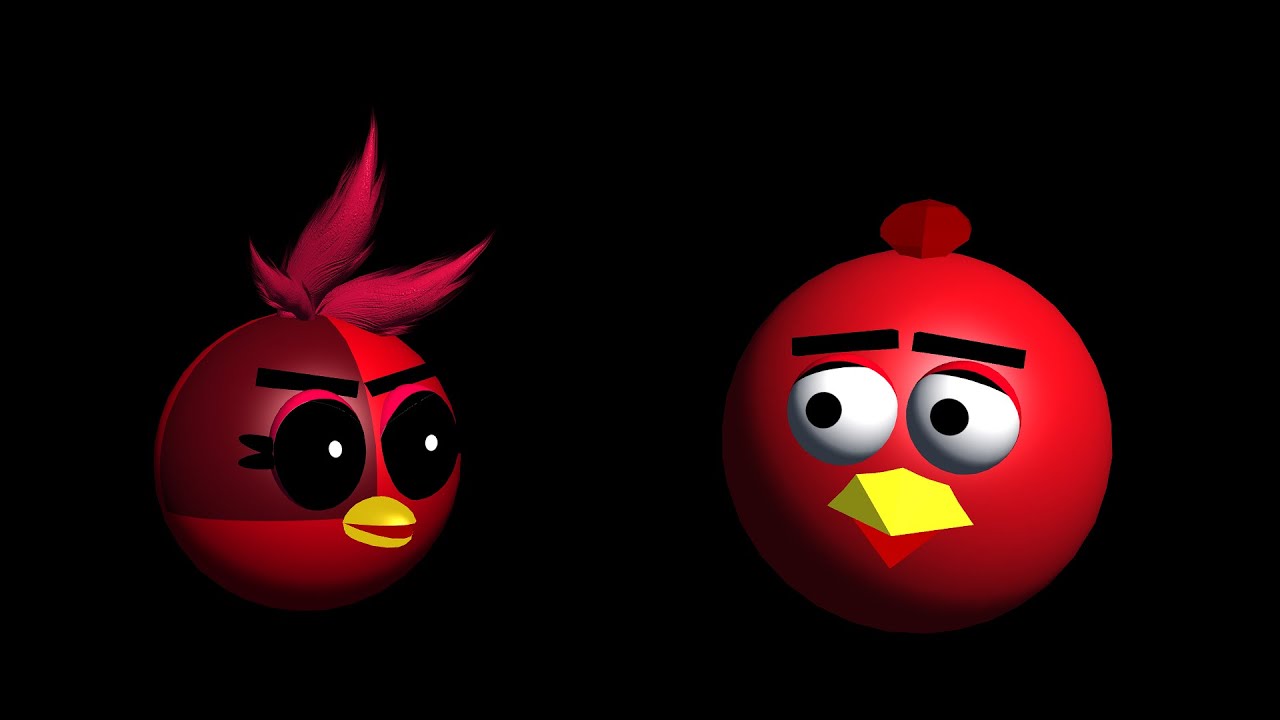 DEFORMED RUBY! with ANGRY BIRDS ♫ 3D animated mashup ☺ FunVideoTV ...