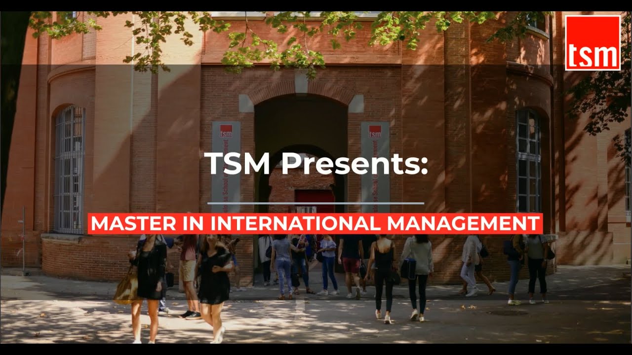 TSM Master in International Management - YouTube