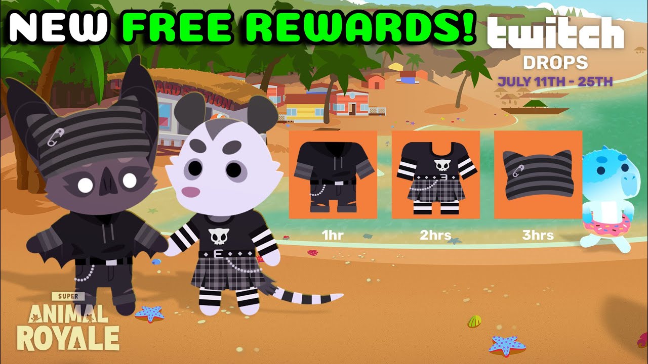 BRAND! NEW FREE REWARDS In super Animal Royale THIS IS HOW TO CLAIM ...