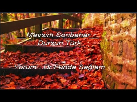 Mevsim Sonbahar __Dursun Türk__ Şiiri yorum : Dr Funda Sağlam
