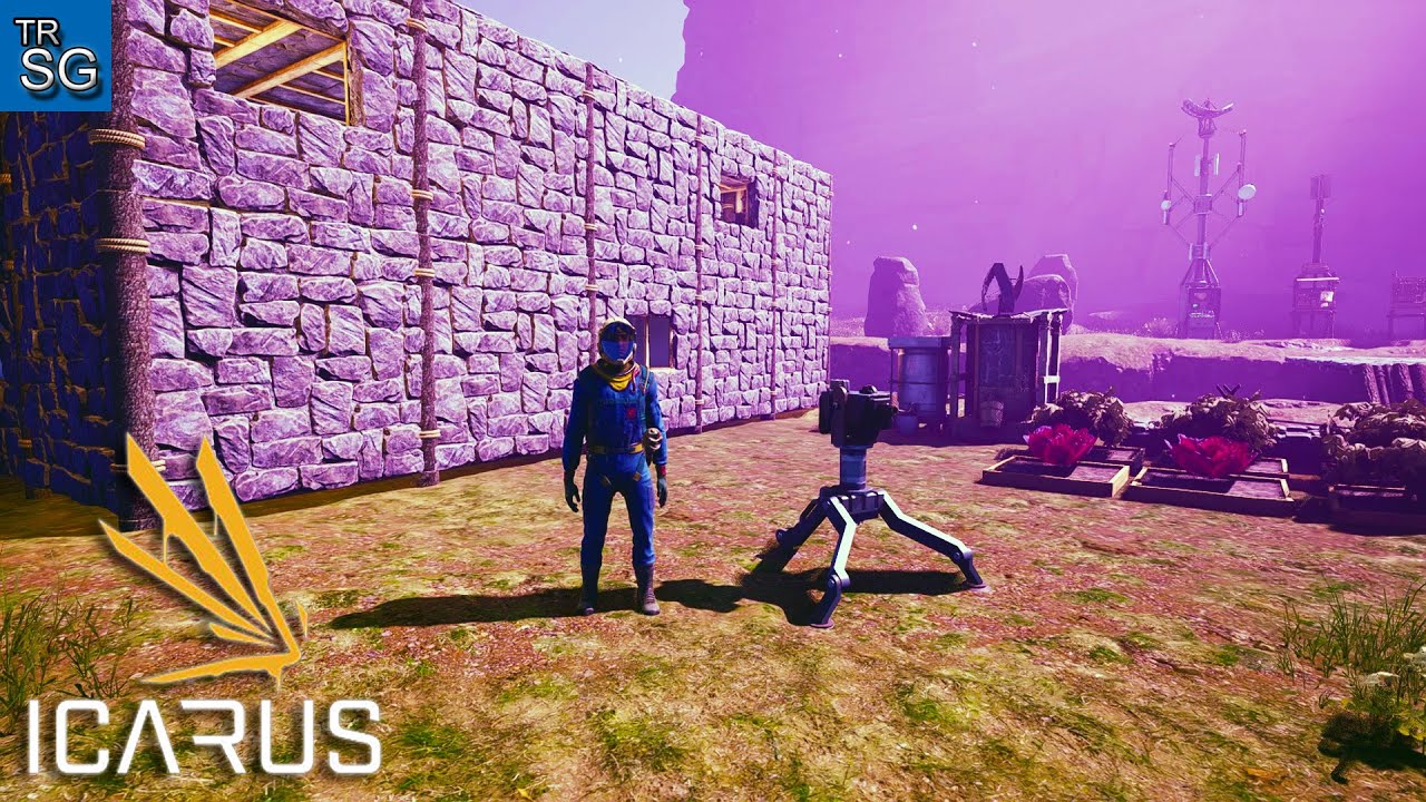 Icarus - New Update, New Automated Pistol Turret and Finding a Titanium ...