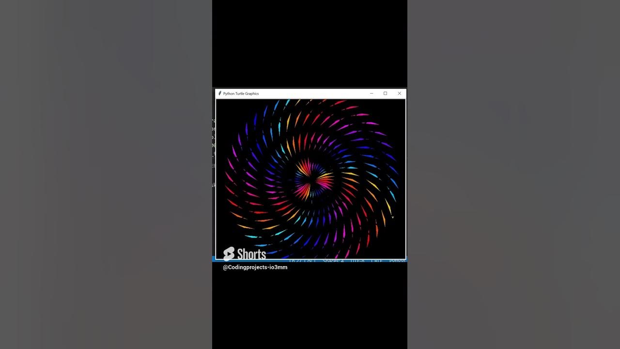 Python Turtle Animation Pythonturtle Shortvideo Codingshortvideo Programming Shortfeed