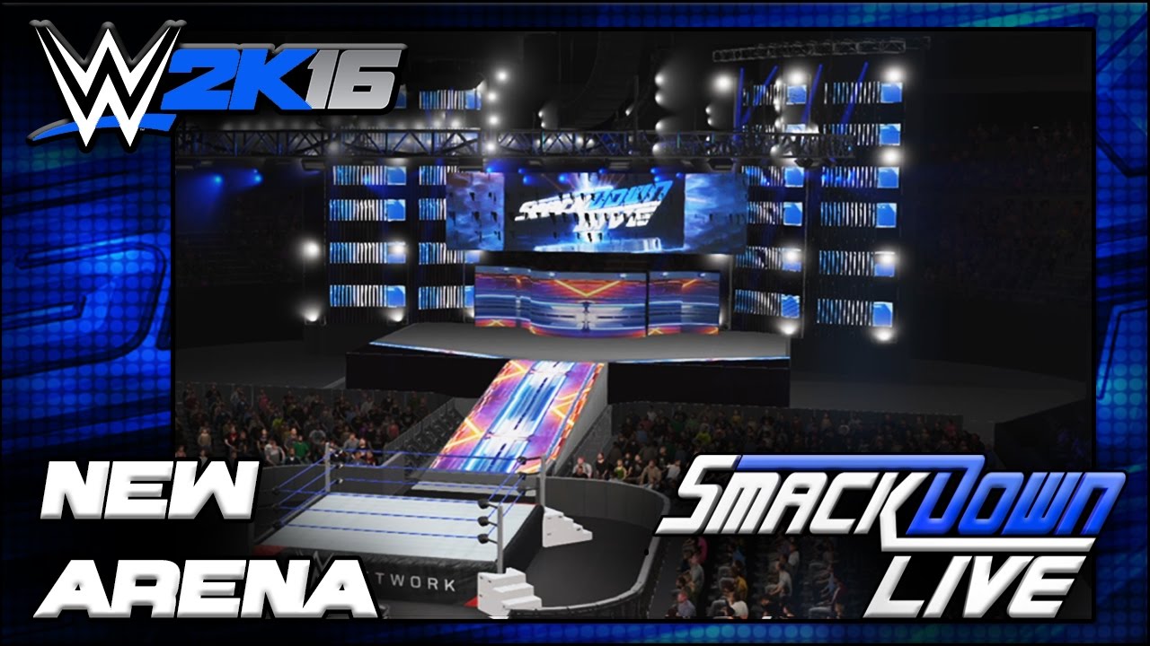 WWE 2K16 New SmackDown Live Arena 2016 Post SummerSlam - YouTube