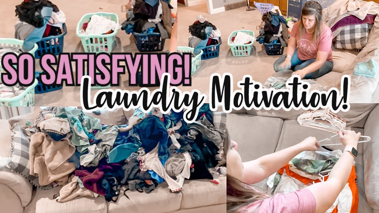 SATISFYING LAUNDRY MOTIVATION | TIPS TO MAKE LAUNDRY MORE FUN ...