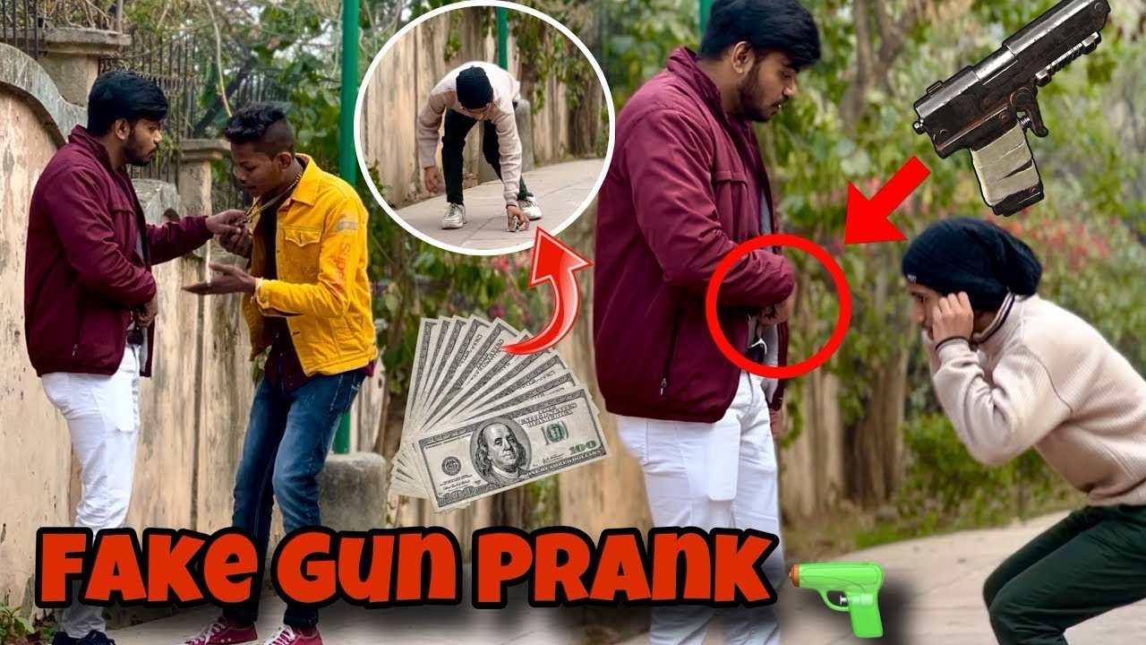 Fake Gun Prank🔫 On Public🤣 | Prank Gone Wrong😭| Prank On Random Public ...