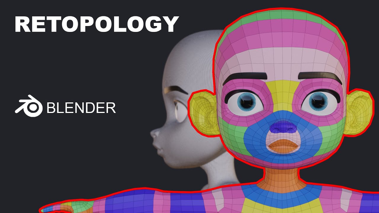 Character Retopology in Blender 4.0.2 #blendertutorial #blender3d - YouTube
