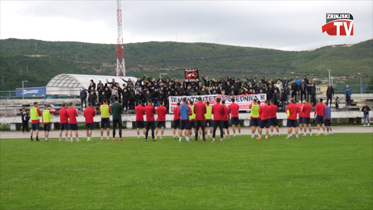 Ultrasi pružili potporu pred finale u Zenici #HŠKZ ⚪🔴 - YouTube