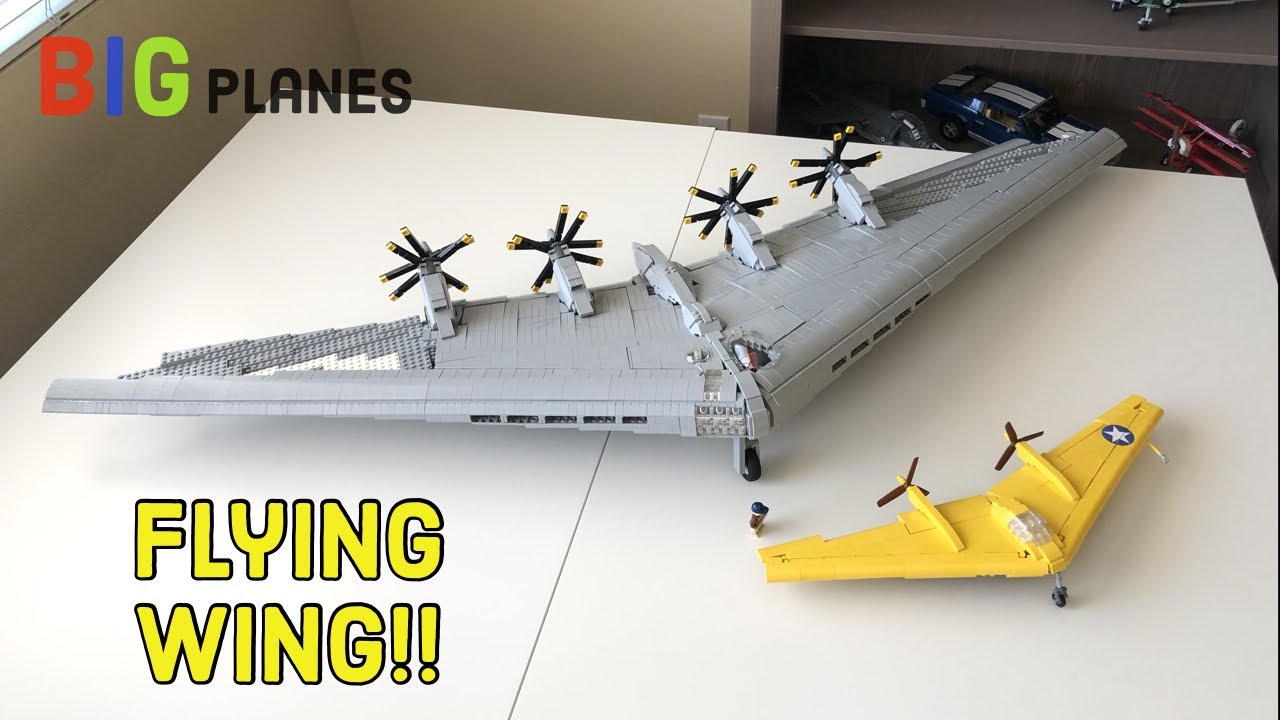 LEGO XB-35 Flying Wing Almost Done!! - YouTube