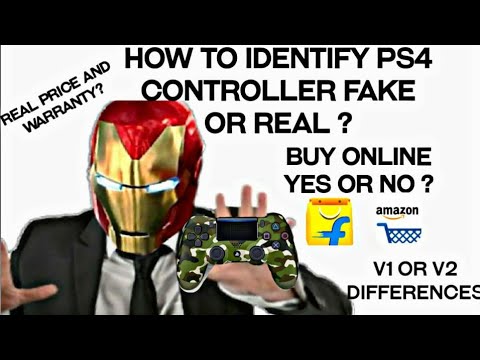 How To Identify PS4 Controller Fake Or Real ? V1 Or V2 Difference ...