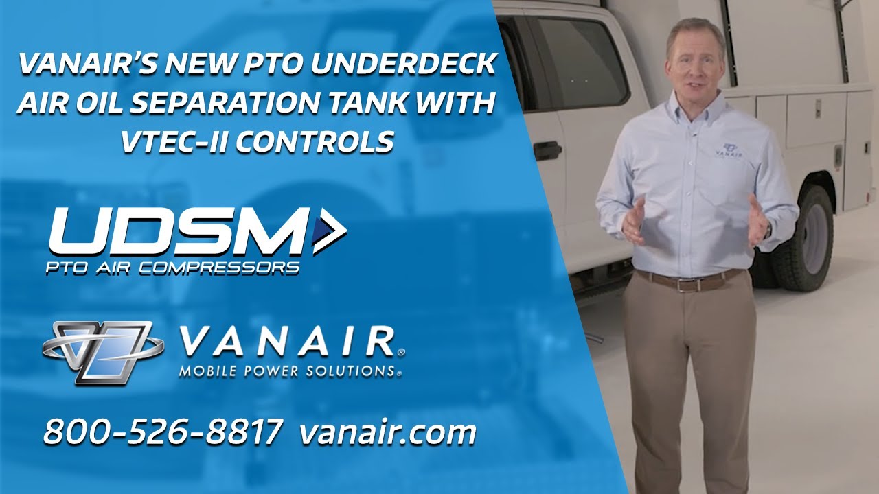 Vanair® PTO Shaft Driven Underdeck System Air/Oil Separation Tank with ...