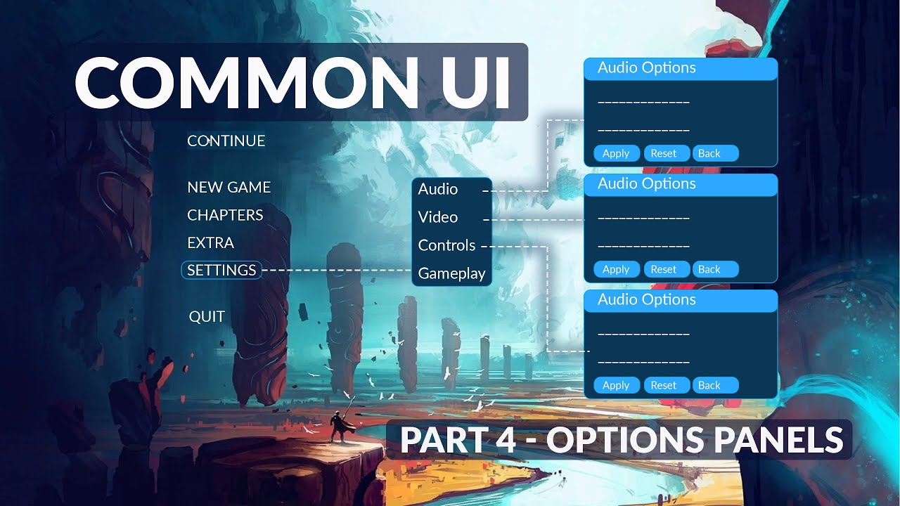 Options Menu Panel - Unreal Common Menu System #4 - YouTube