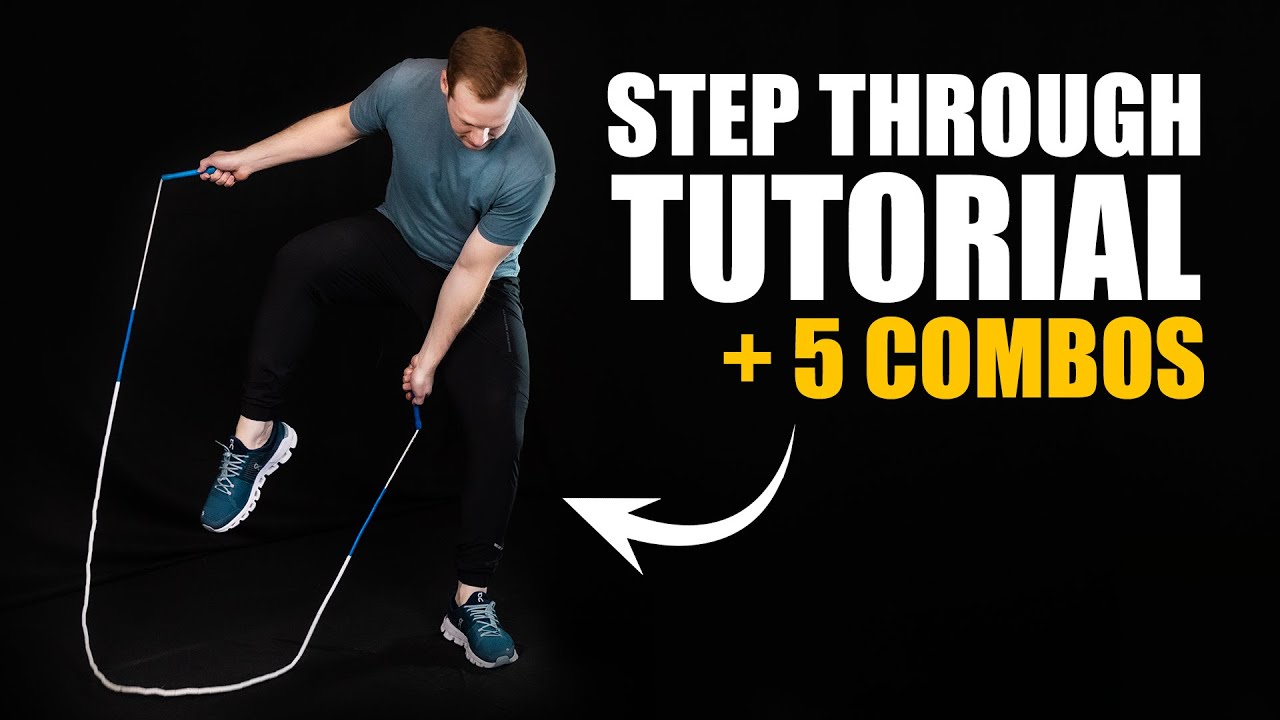 Step Through Tutorial + 5 Combos For Intermediate Jump Ropers - YouTube