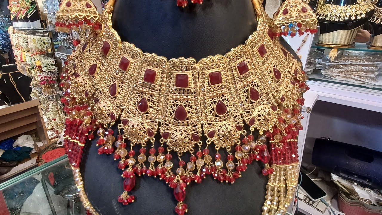 Bridal jewellery set party way jewellery set new design ...