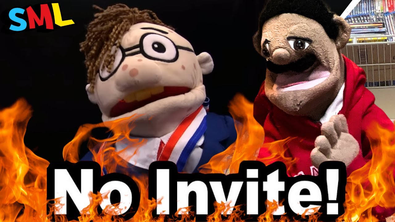 SML Movie: No Invite Reaction (Puppet Reaction) - YouTube