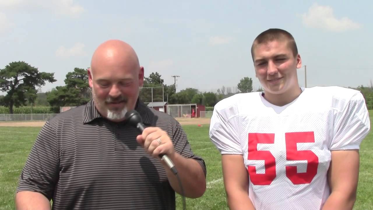 Take Five with: Hopewell-Loudon LB Matt Huth - YouTube
