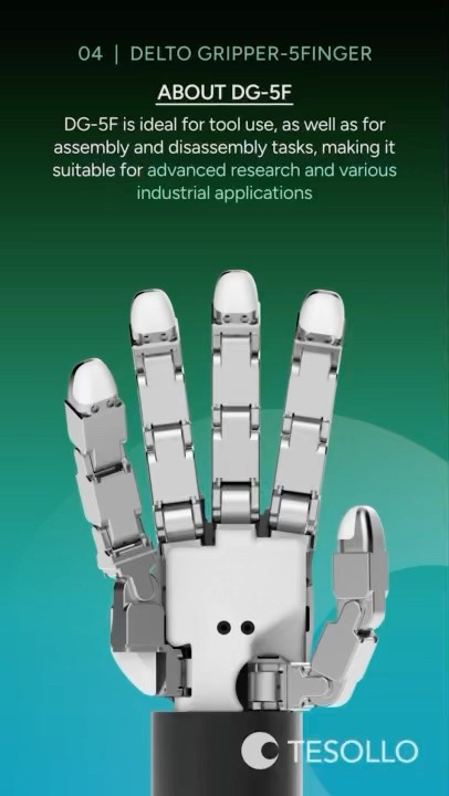 CES Spotlight: Humanoid Robot Hand by Tesollo #robotics 🤖 - YouTube