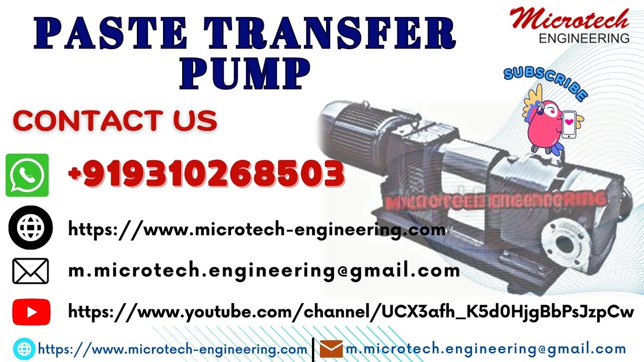 Paste transfer pump, ss gear pump , jelly transfer pump , cosmetic ...