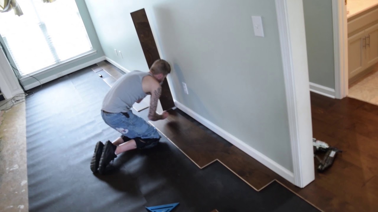 How to Start An Engineered Hard Wood Floor Install 2019 , Locating A ...