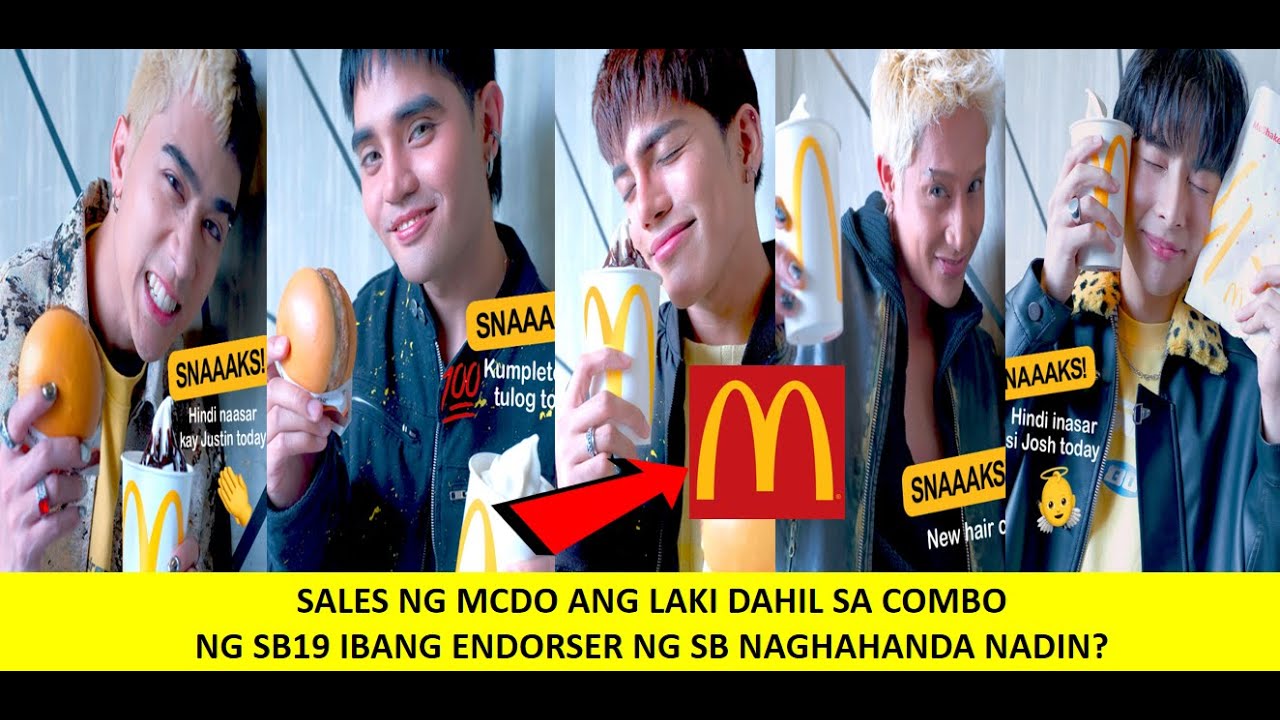 SB19 ANG GUGWAPO SA KANILANG MCDO POSTER SALES NG MCDO TUMAAS DAHIL SA ...