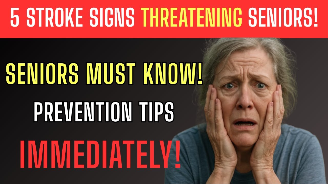 5 STROKE Warning Signs Seniors Must Know + Prevention Tips! - YouTube