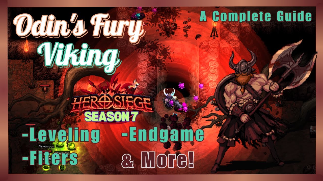 Odin's Fury Viking - Hero Siege Season 7 - Complete Build Guide - YouTube