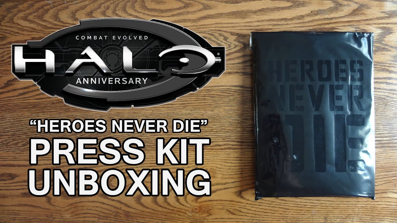 Halo Combat Evolved Anniversary "HEROES NEVER DIE" Press Kit Edition ...