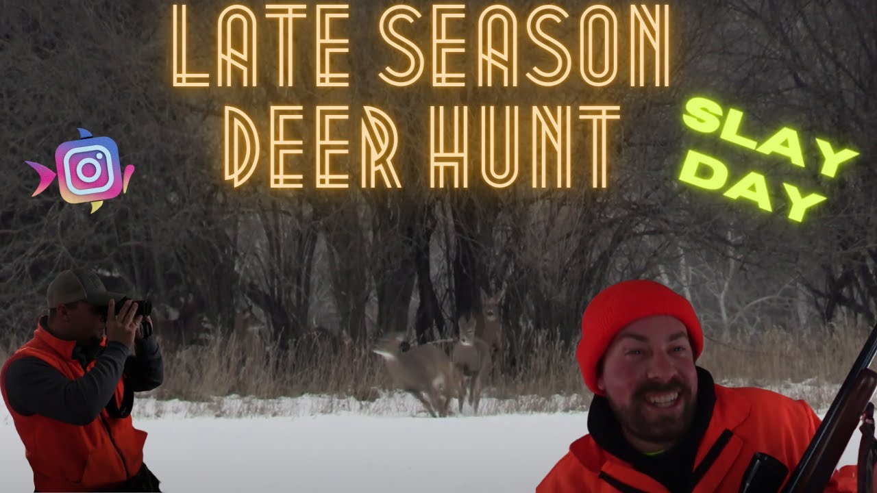 Gun Hunting Wisconsin | Late Season Holiday Hunt (Shots Fired!) | Lots ...