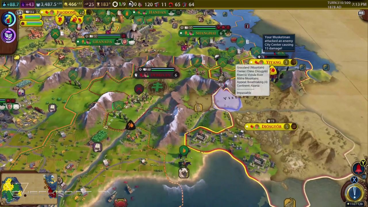 Sid Meiers Civilization VI Console Gameplay - YouTube