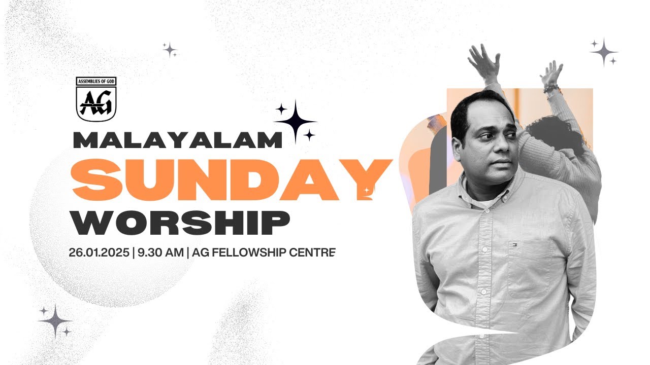 🔴Sunday Service Live | Pr Sujith Babu | 26 January 2025 | AG Fellowship ...