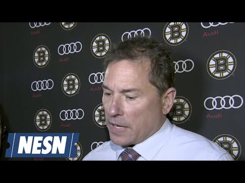 Bruce Cassidy Reacts To Bruins Trade For Charlie Coyle - YouTube