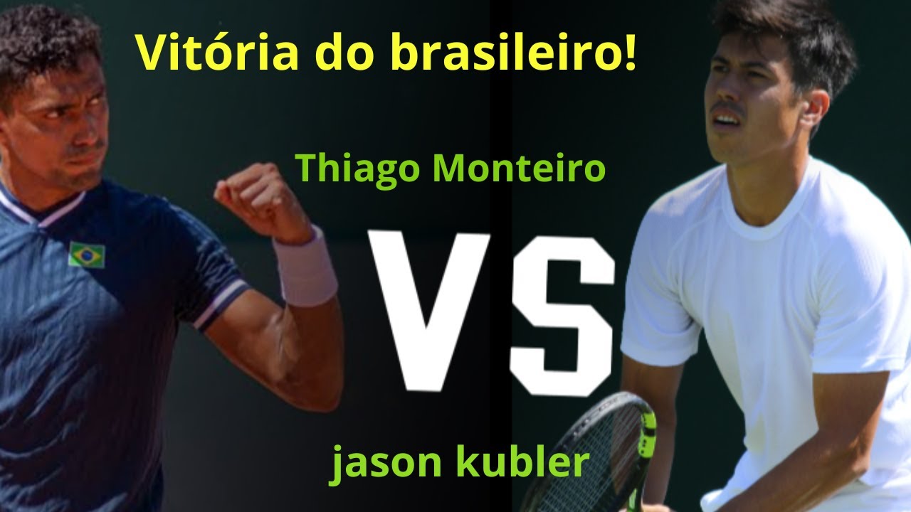 Vitória impressionante de Thiago Monteiro sobre Jason Kubler no tênis ...
