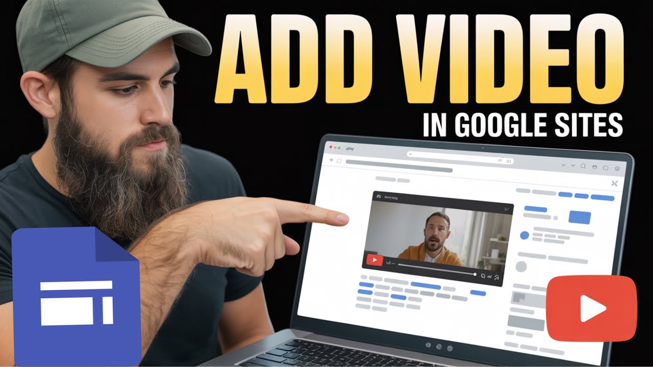 How to Add a Video in Google Sites (Background or YouTube Embed) - YouTube