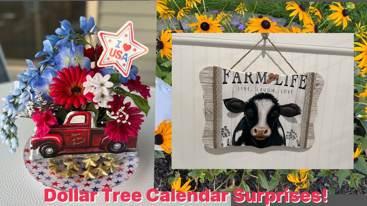 NEW Dollar Tree 2024 Calendar DIYs You Will ️+ a Living Mini Garden!! # ...