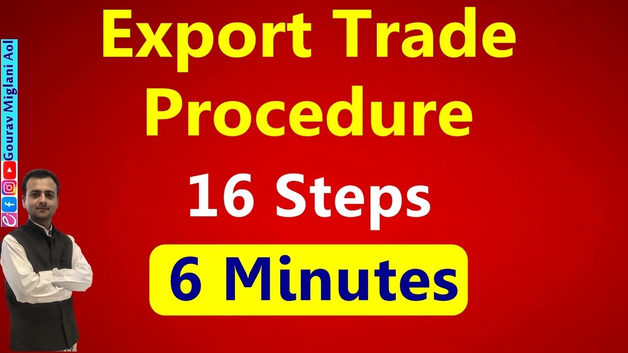 Export Trade Procedure Class 11 Business Studies | Export Trade Process ...