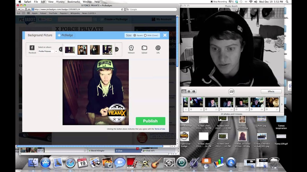 How to add a pic badge to your photo - YouTube