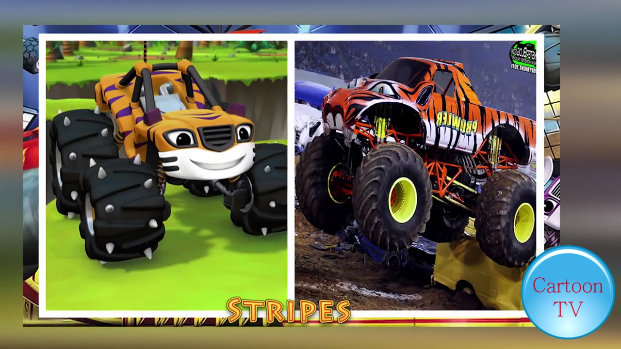 Blaze and the Monster Machines Characters in Real Life - YouTube